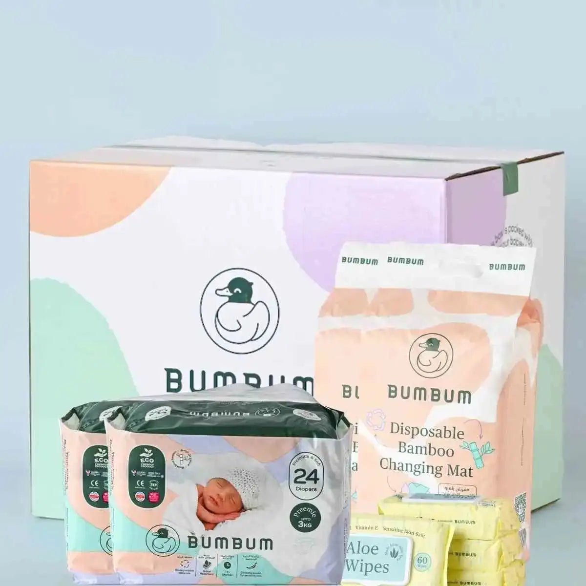 Diapers & Aloe Wipes Subscription Box – BUMBUM
